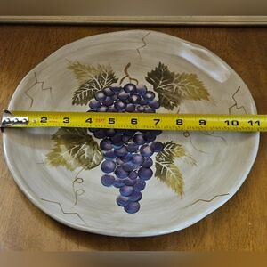 Tabletops Gallery | Accents | Tabletops Unlimited Cabernet Hand Painted ...